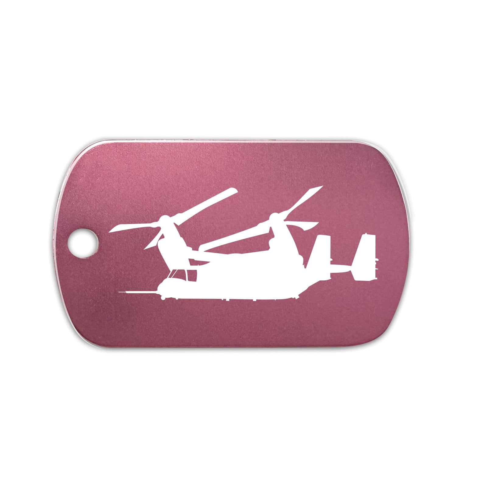 V-22 Osprey GI Dog Tag Aluminum Keychain stol vtol vertical takeoff ...