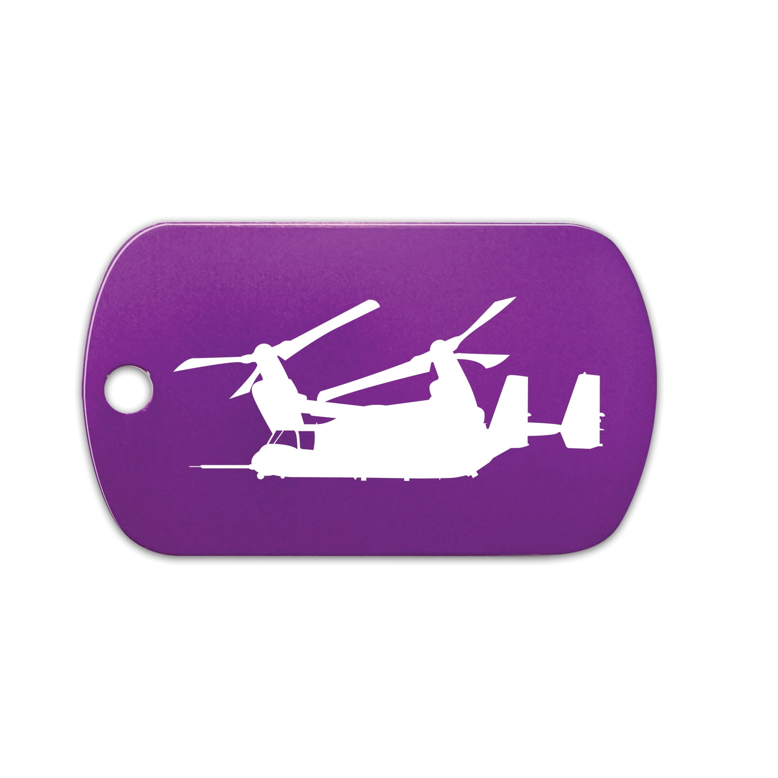 V-22 Osprey GI Dog Tag Aluminum Keychain stol vtol vertical takeoff ...