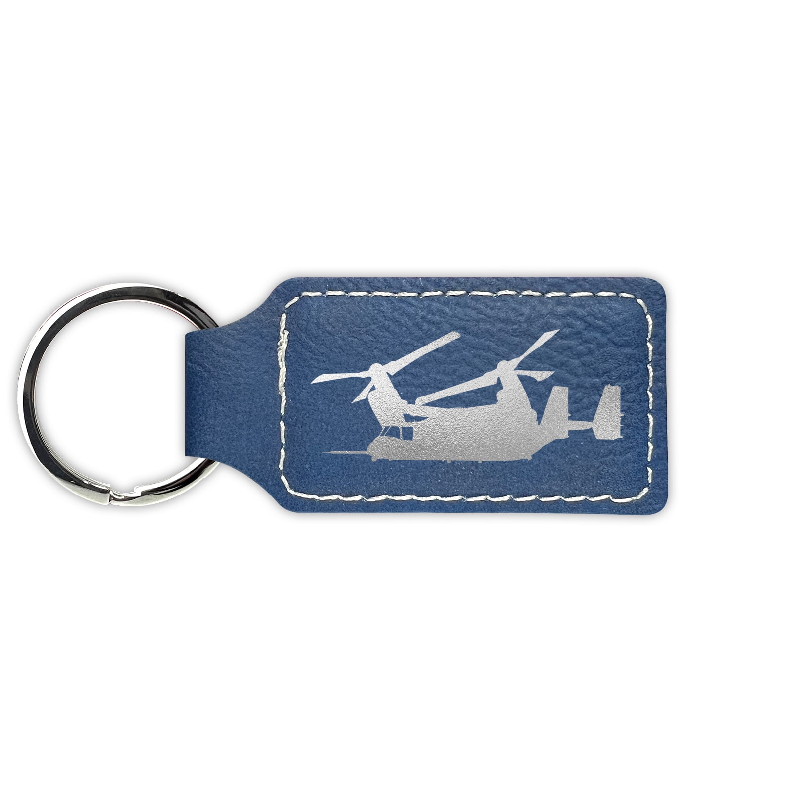 V-22 Osprey Keychain Leatherette Rectangle - Laser Engraved - Many ...