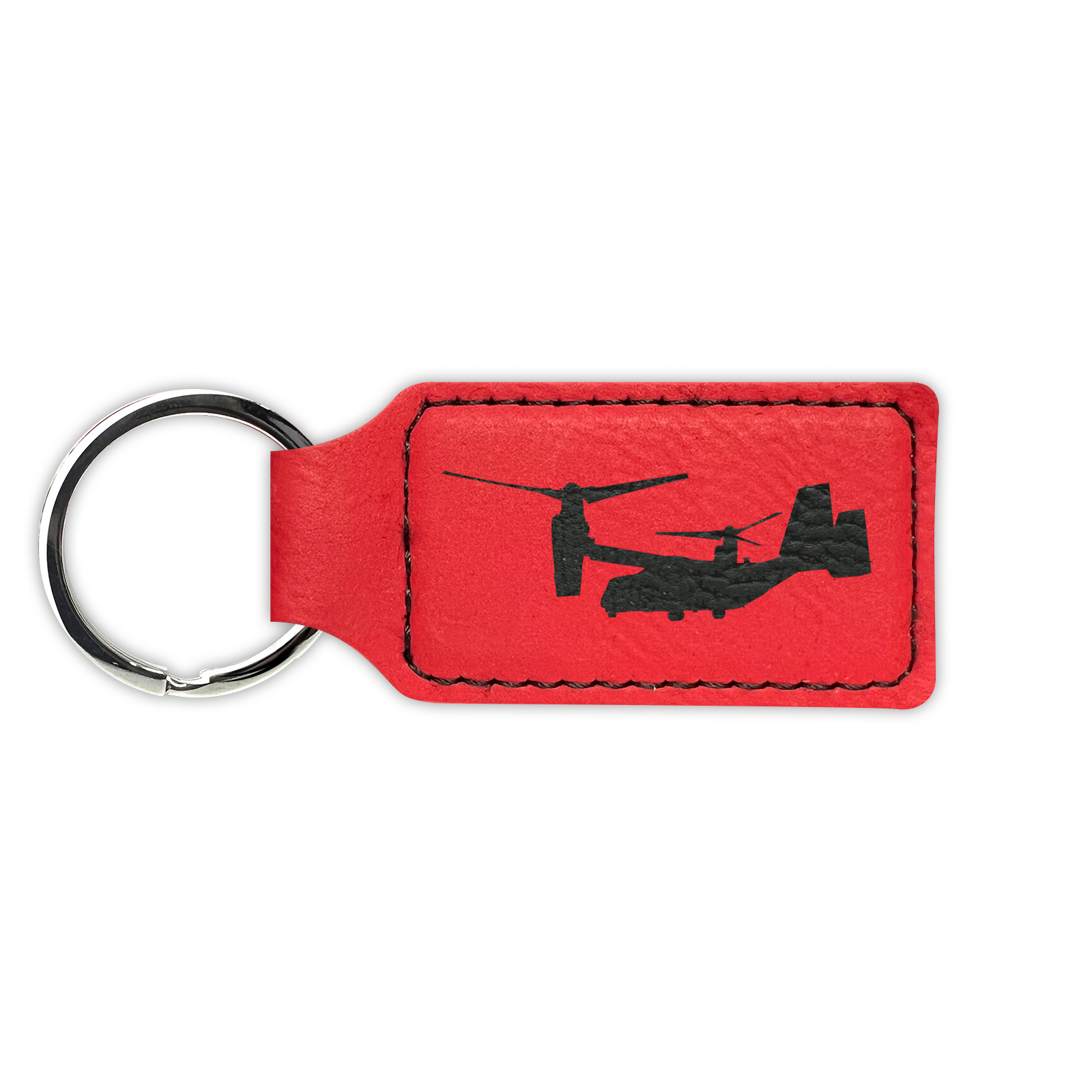 V-22 Osprey Keychain Leatherette Rectangle - Laser Engraved - Many ...
