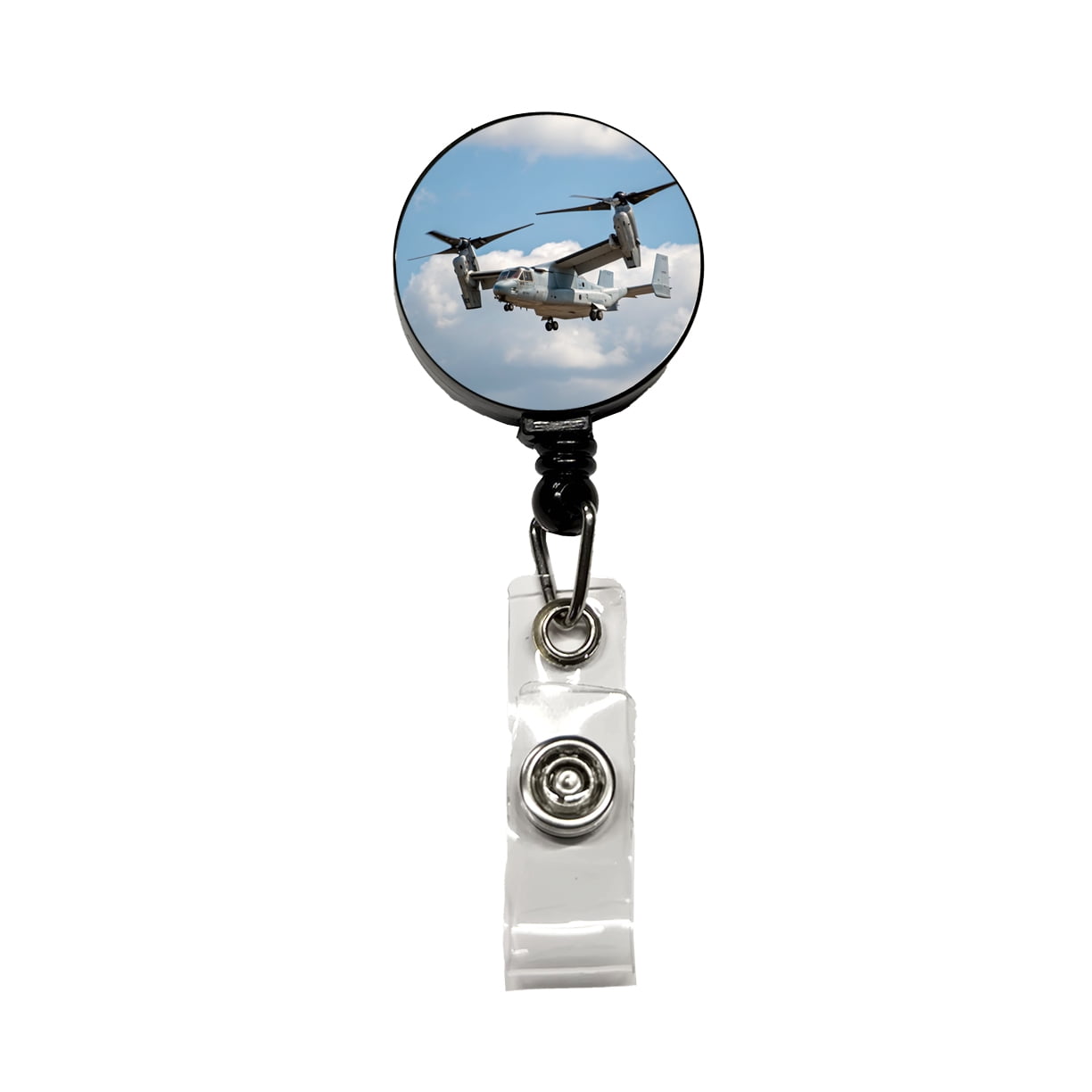 V-22 Osprey Tiltrotor Military Transport Retractable Reel ID Badge Key ...
