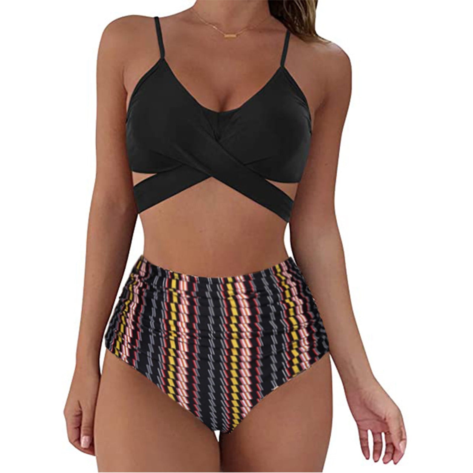 V And45 Black Sexy Cut Out Hippie Medieval Wrap Pushup High Waisted