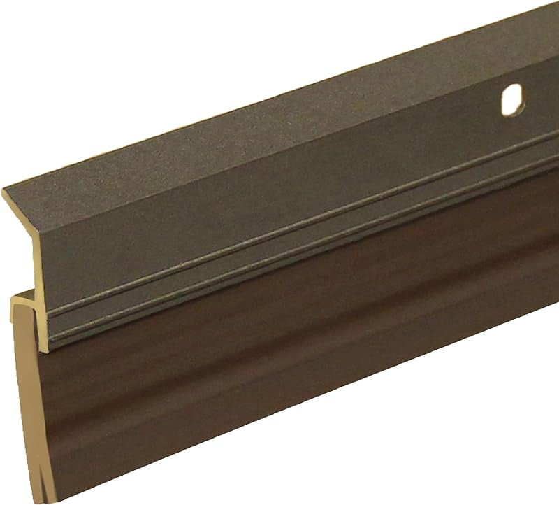 V-63-BR All-Season Door Sweep, Heavy Duty Aluminum, Ideal for ...
