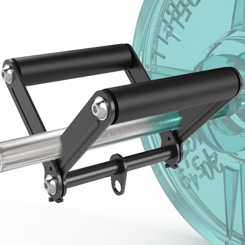 V Bar Landmine Row Attachment T Bar Handle for Barbell Bars, Solid Mine ...
