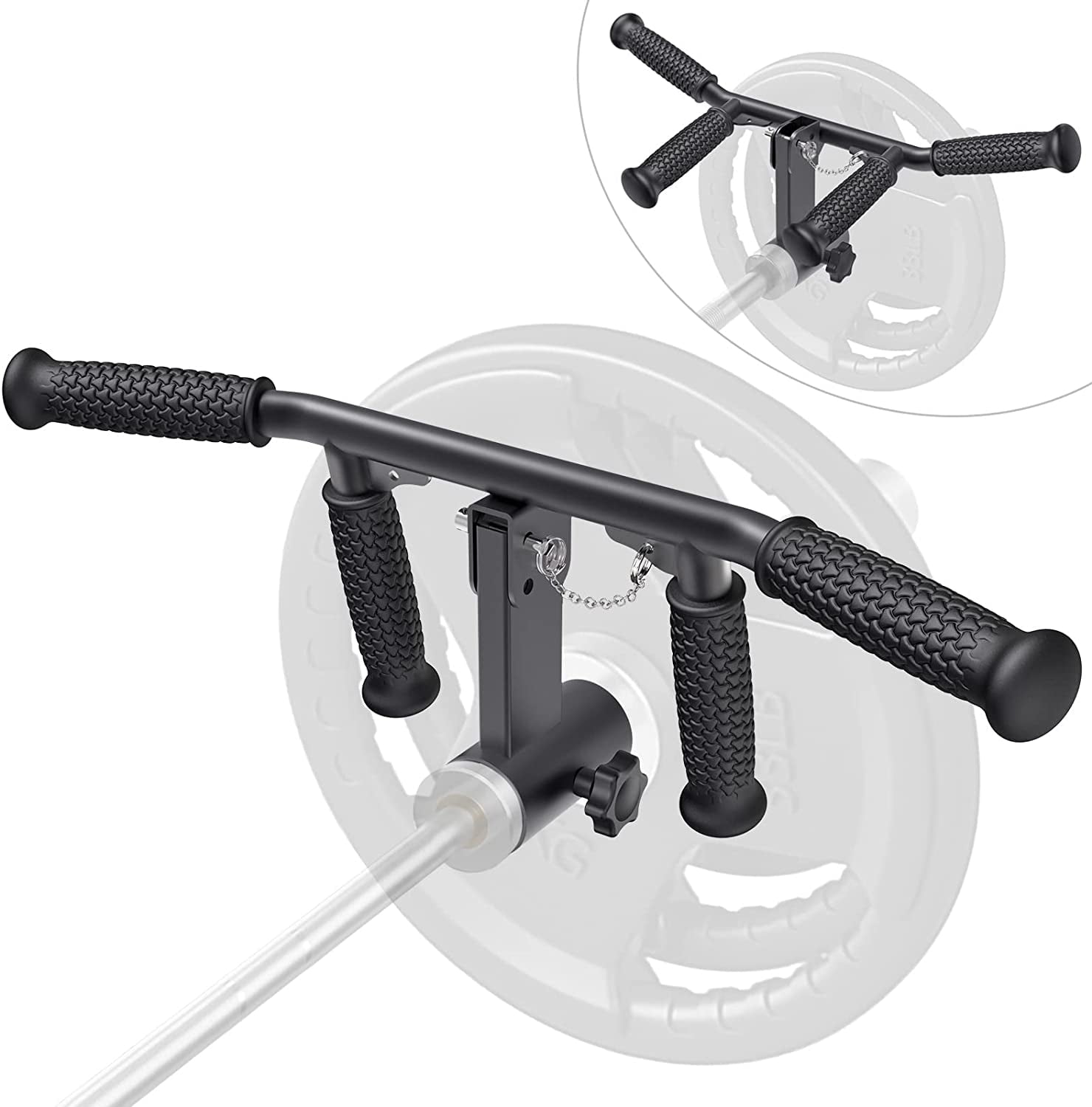 V Bar & T Bar Landmine Handle Attachment for 2" Barbell Bar, Solid ...