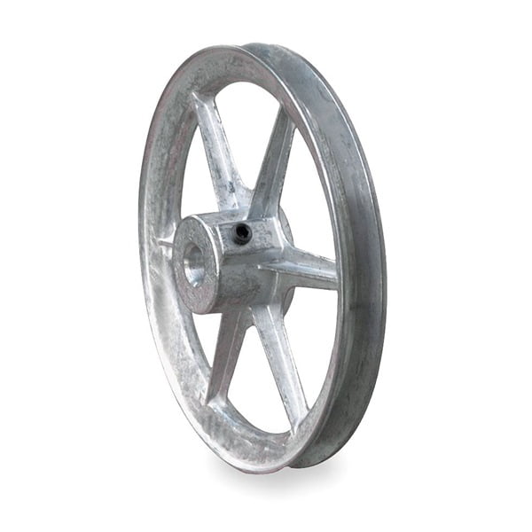 V-Belt Pulley, 10 In OD, 1/2 In Bore, 1GRV - Walmart.com