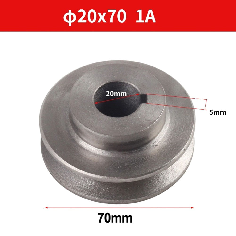 V-Belt pulley A Type Sinlge Slot Pulley Motor Cast Iron Dia Power Tool ...