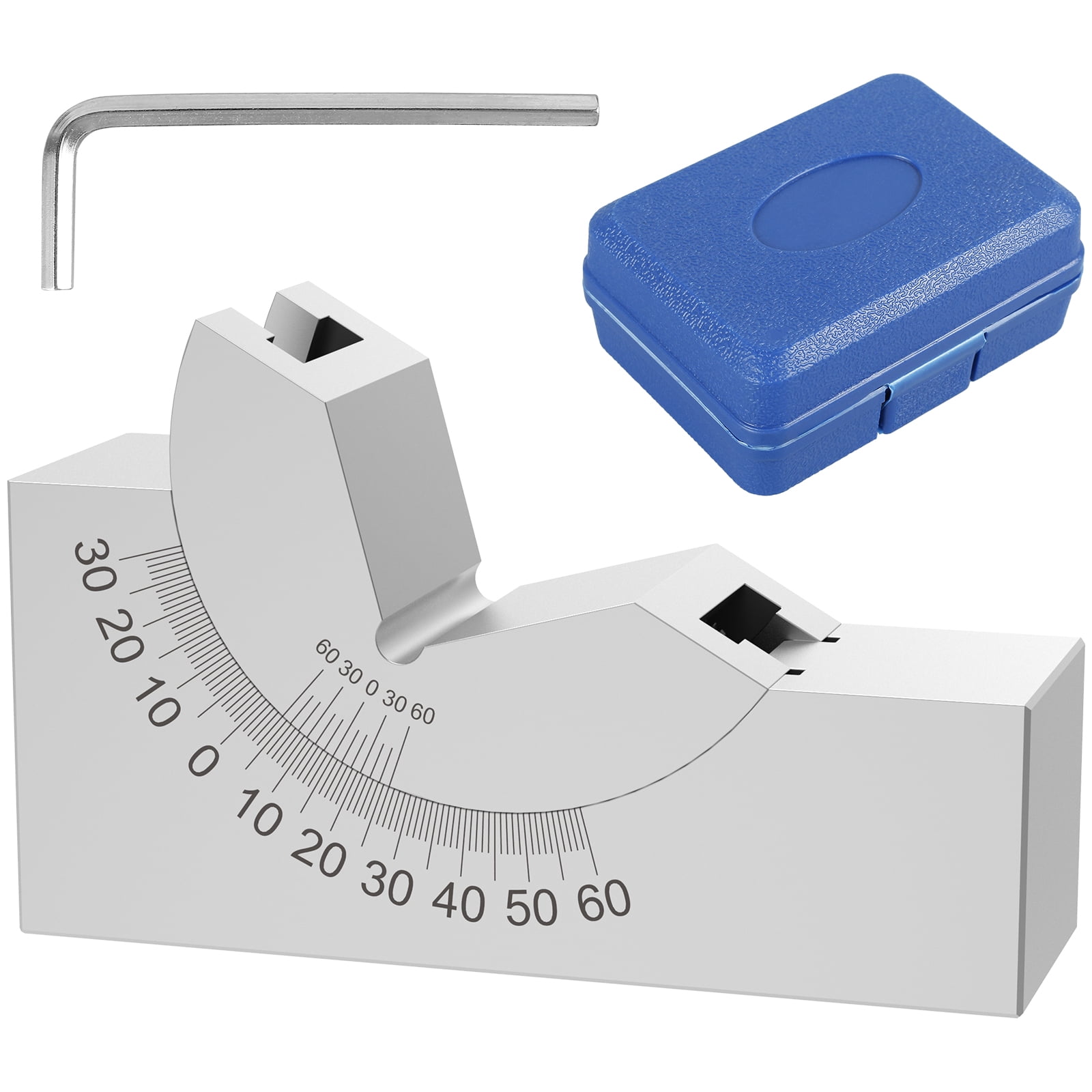 V Block Angle Gauge AP25 0°- 60° Adjustable Micro Angle Gauge ...
