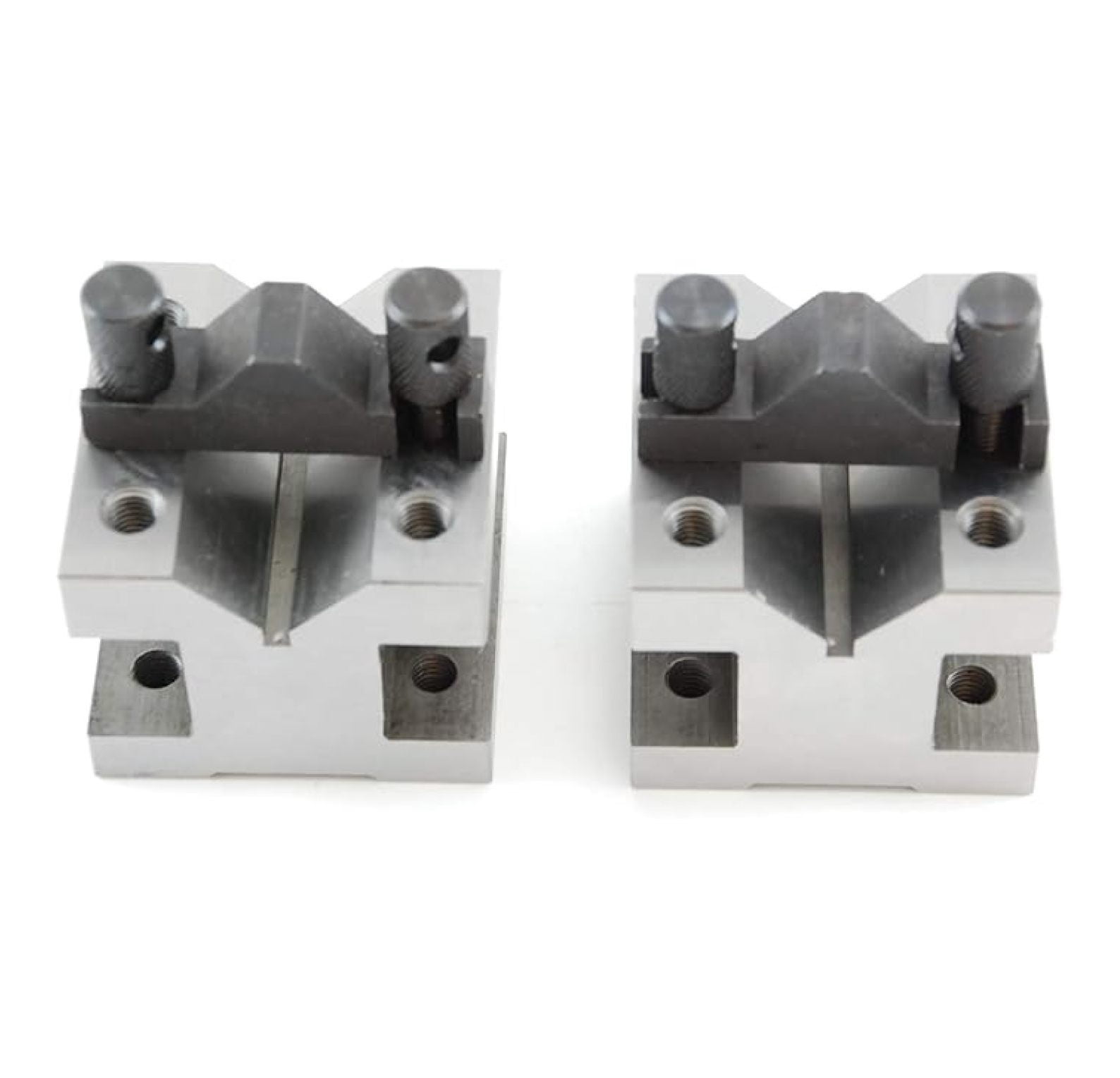 V Block Set 2pcs 1-3/8" x 1-3/8" x 1-3/16", 90 Degree Hardened Steel V ...