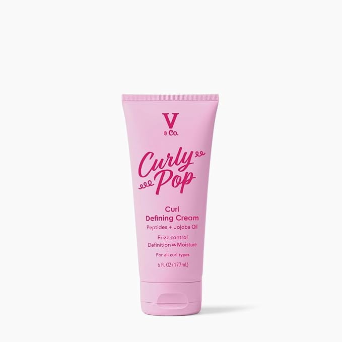 V&Co. Beauty Curly Pop Curl Defining Cream – Curl Cream for Curly Hair ...