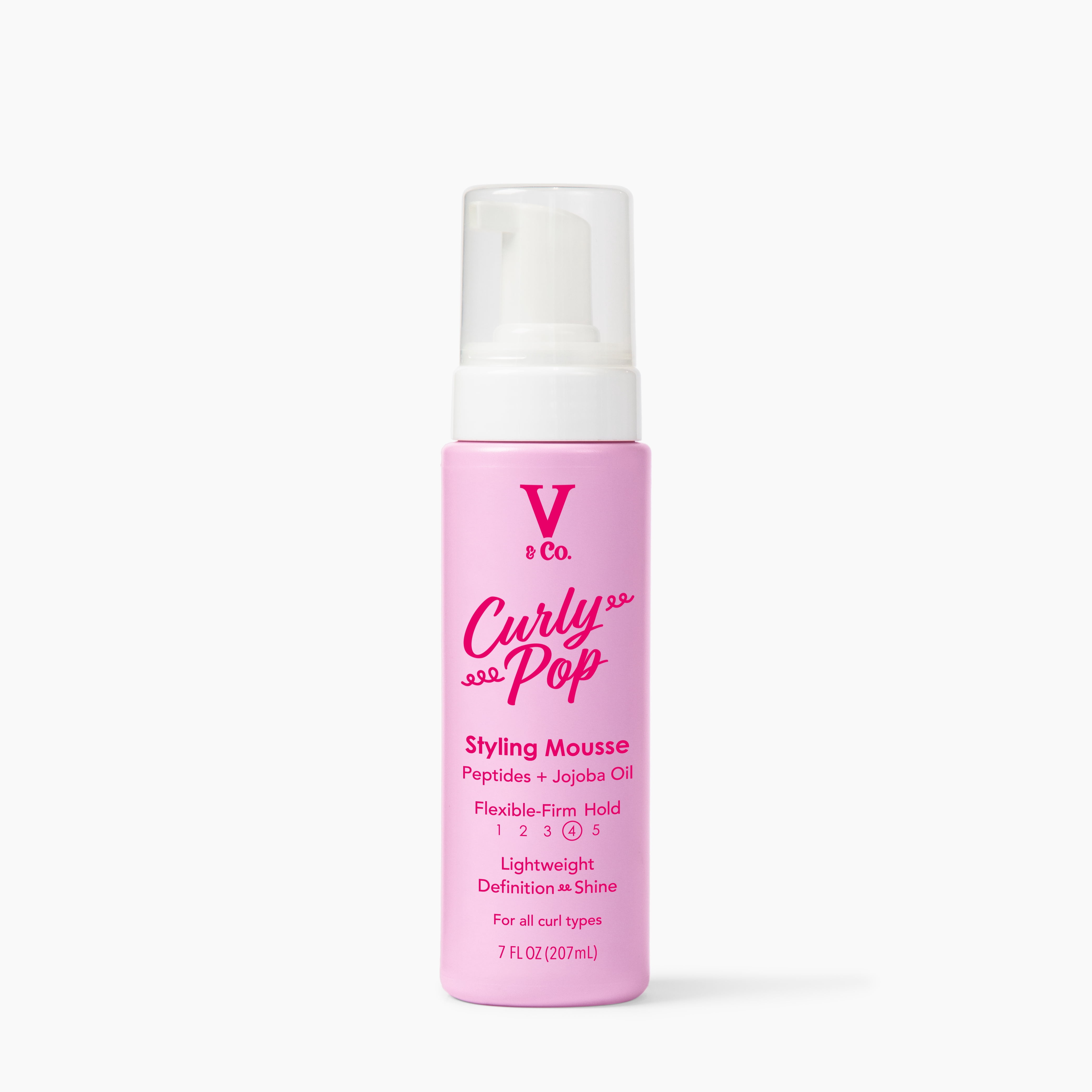 V&Co. Beauty Curly Pop Curl Defining Mousse – Curl Mousse for Curly ...