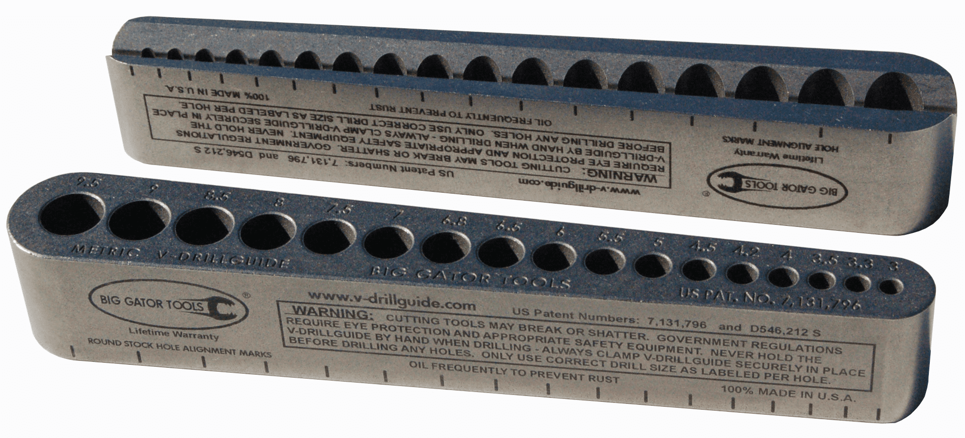 V-Drill Guide Sizes 3MM-9.5MM - Walmart.com