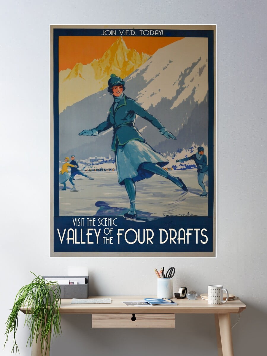 V.F.D. Propaganda: Valley Of The Four Drafts Poster Wall Art, Modern ...
