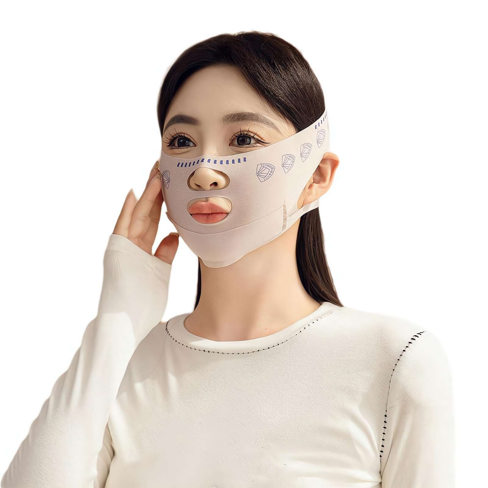 V- Face Lift Strap, Chin and Cheek Lifting Bandage, Chin Strap ...