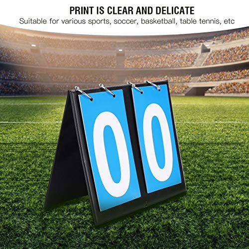 V GEBY Sports Scoreboard 2/3/4 Digit Portable Tabletop Flip Scoreboard ...