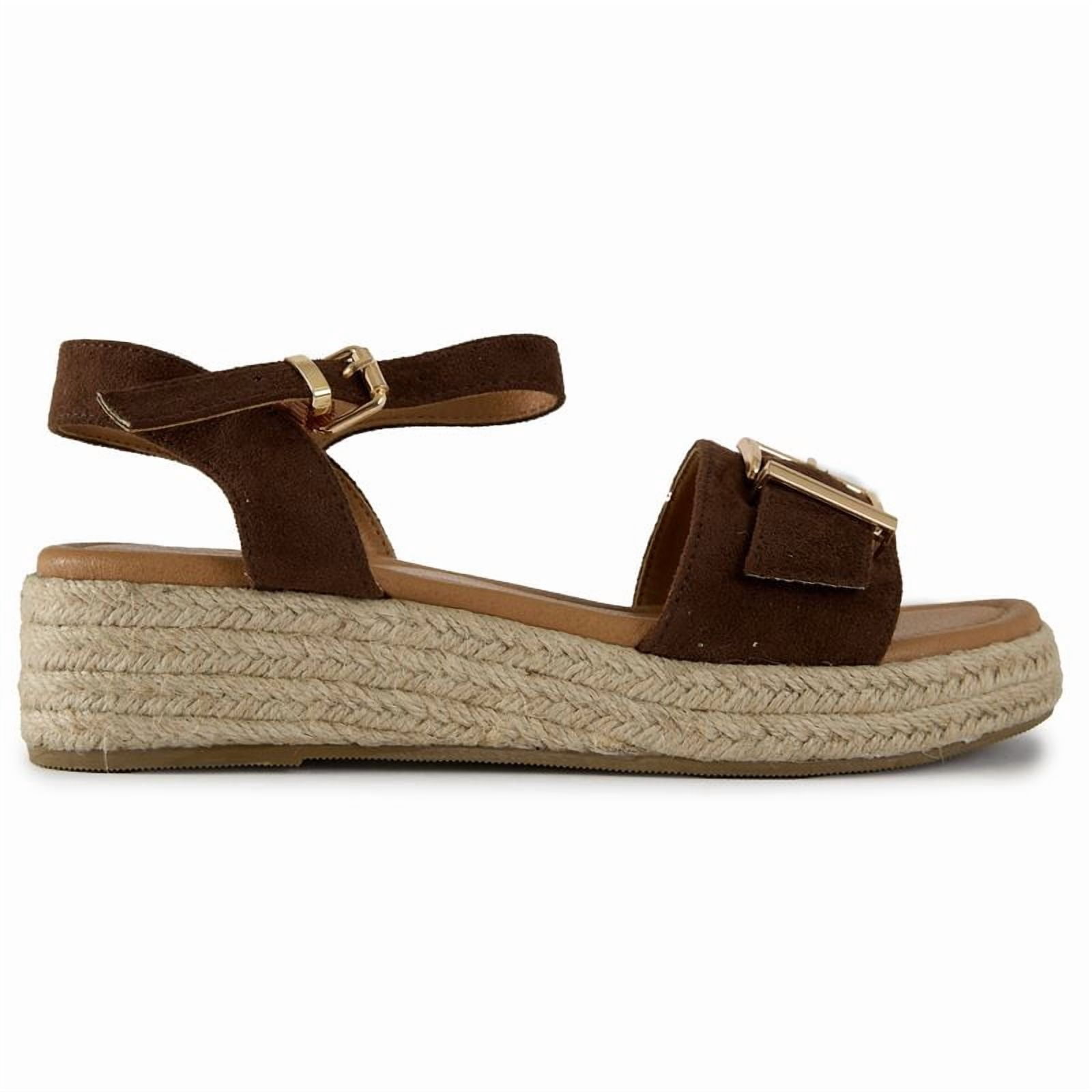 Solesister August Espadrille Wedge Sandals - Walmart.com