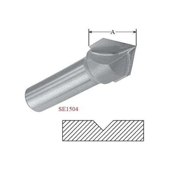 V-Groove 90 Degree Angle Router Bits - Walmart.com