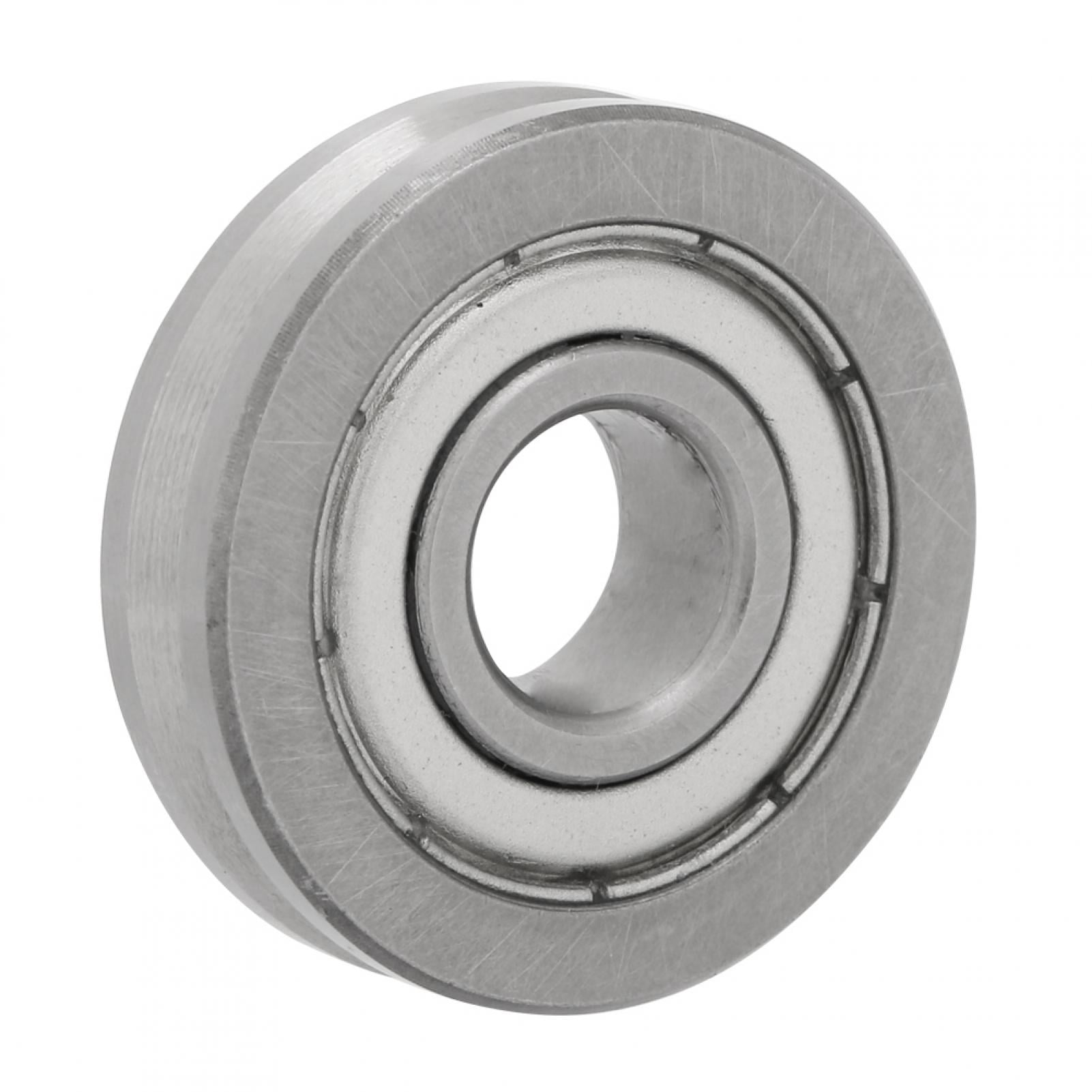 V Groove Bearings 10mm Bore 30mm OD 8mm Thick V6000ZZ Steel Single ...