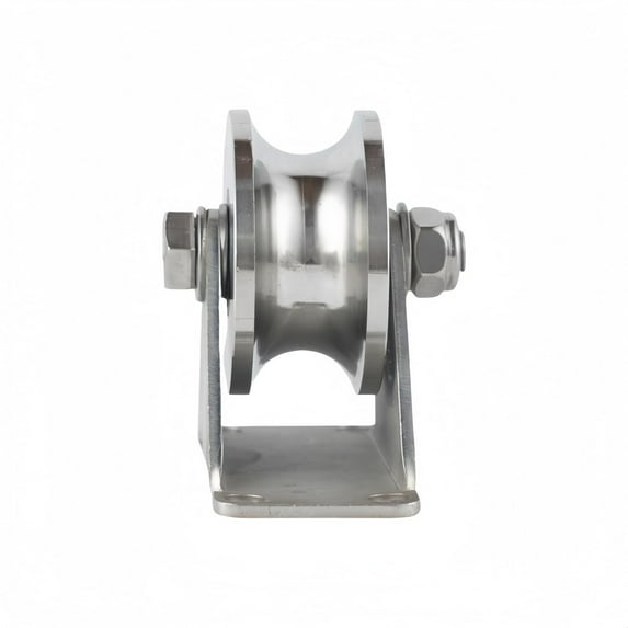 V Groove Track Roller, Heavy Duty Smooth Sliding Casters For Pulley ...