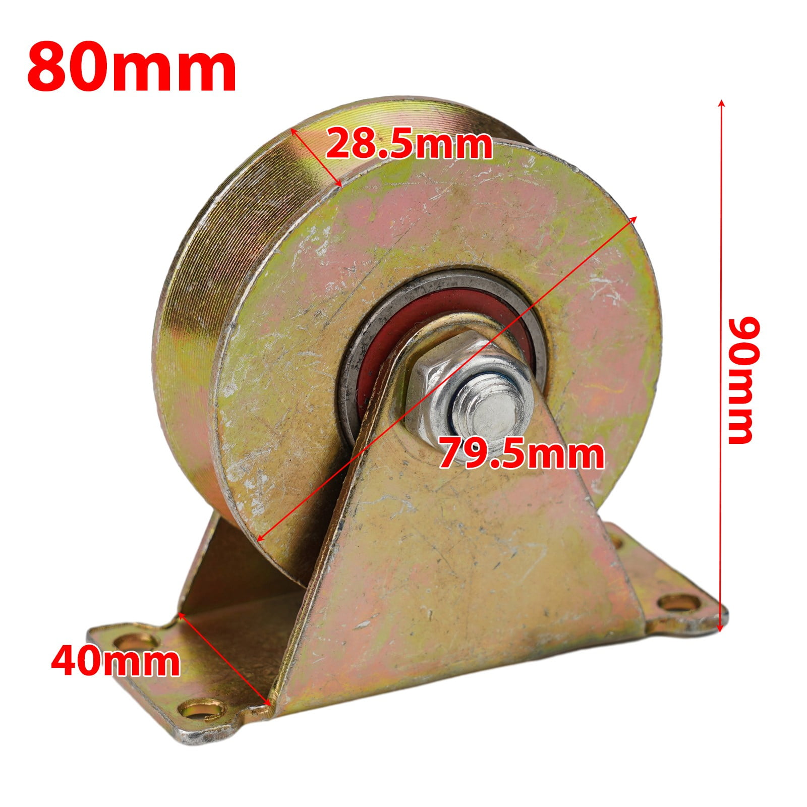 V Groove Wheel V-Groove Wheel Sliding Gate Casters Rigid Roller For ...
