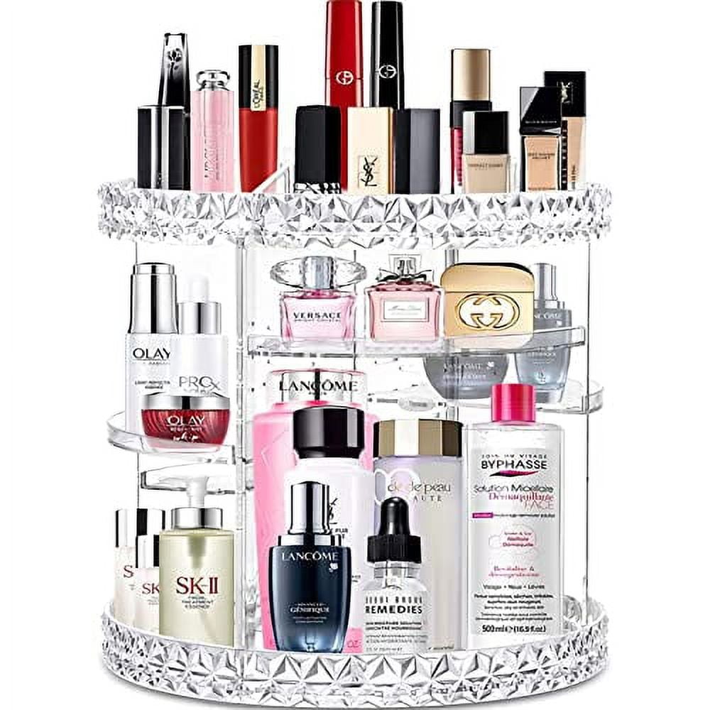 V-HANVER 360 Rotating Makeup Organizer Perfume Organizer with 8 ...