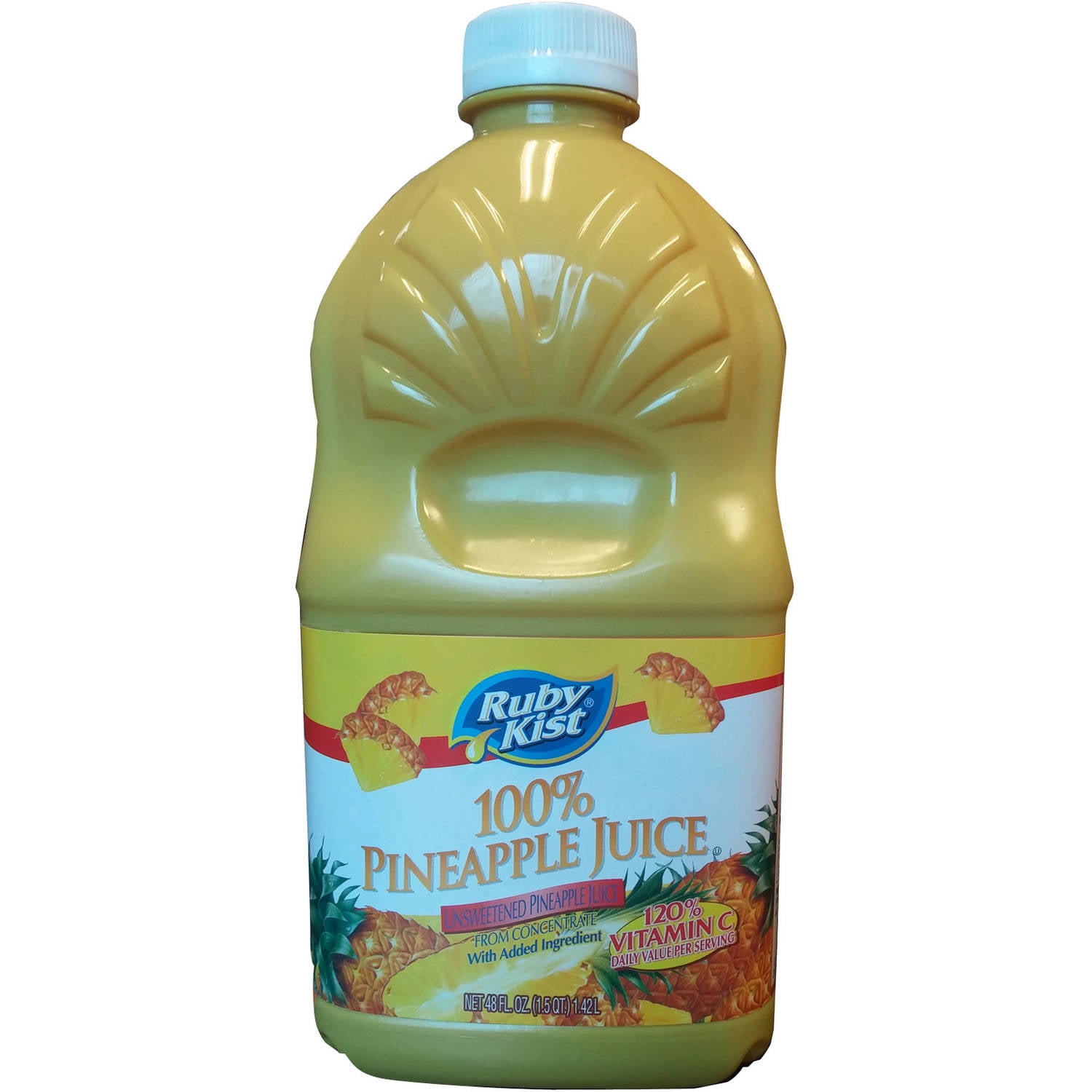 Ruby Kist 100% Pineapple Juice, 48 fl oz - Walmart.com