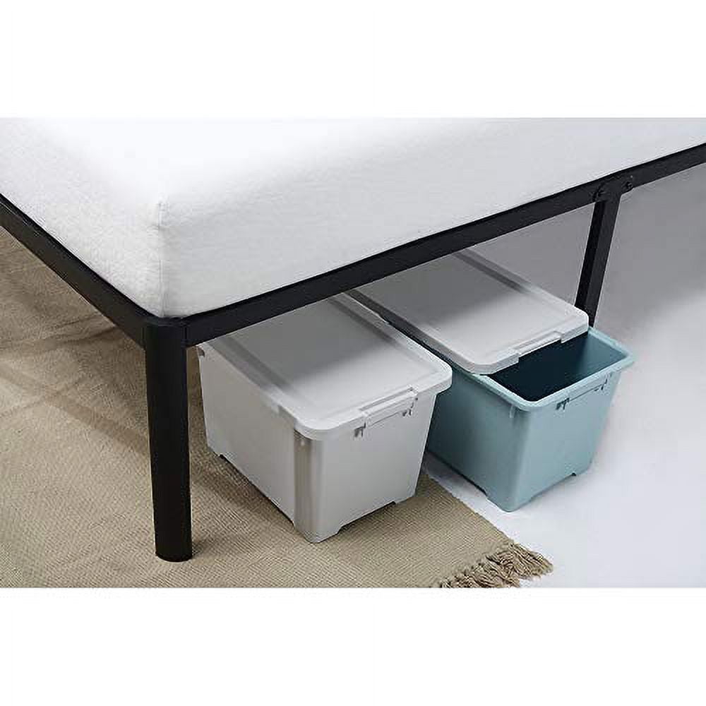 V&LX 18IN 18 Inch Tall V1406 UP-Support Deluxe Metal Slat Bed Frame ...