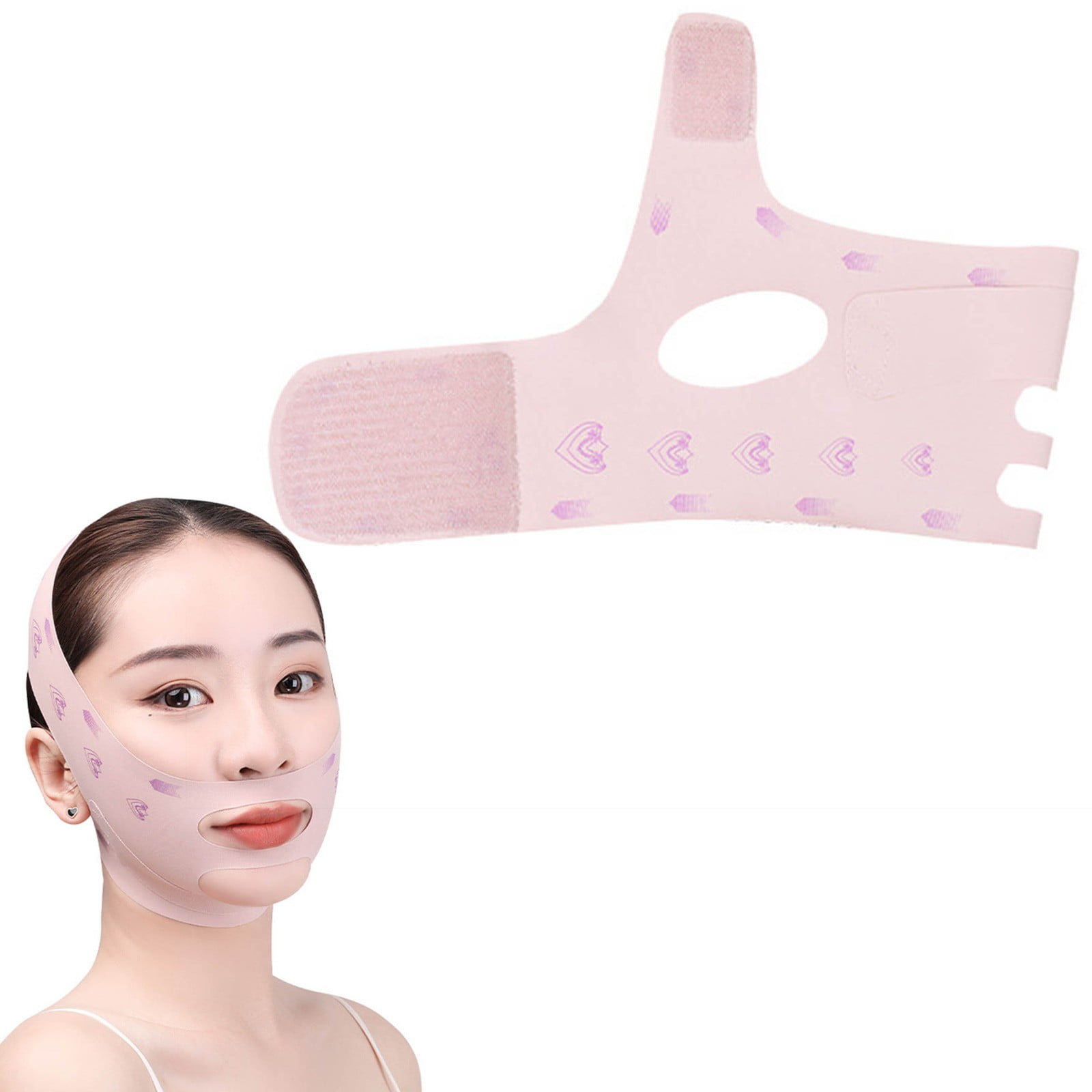 V Line Face Lifting Strap Chin Strap For Sleeping Double Chin Reducer ...