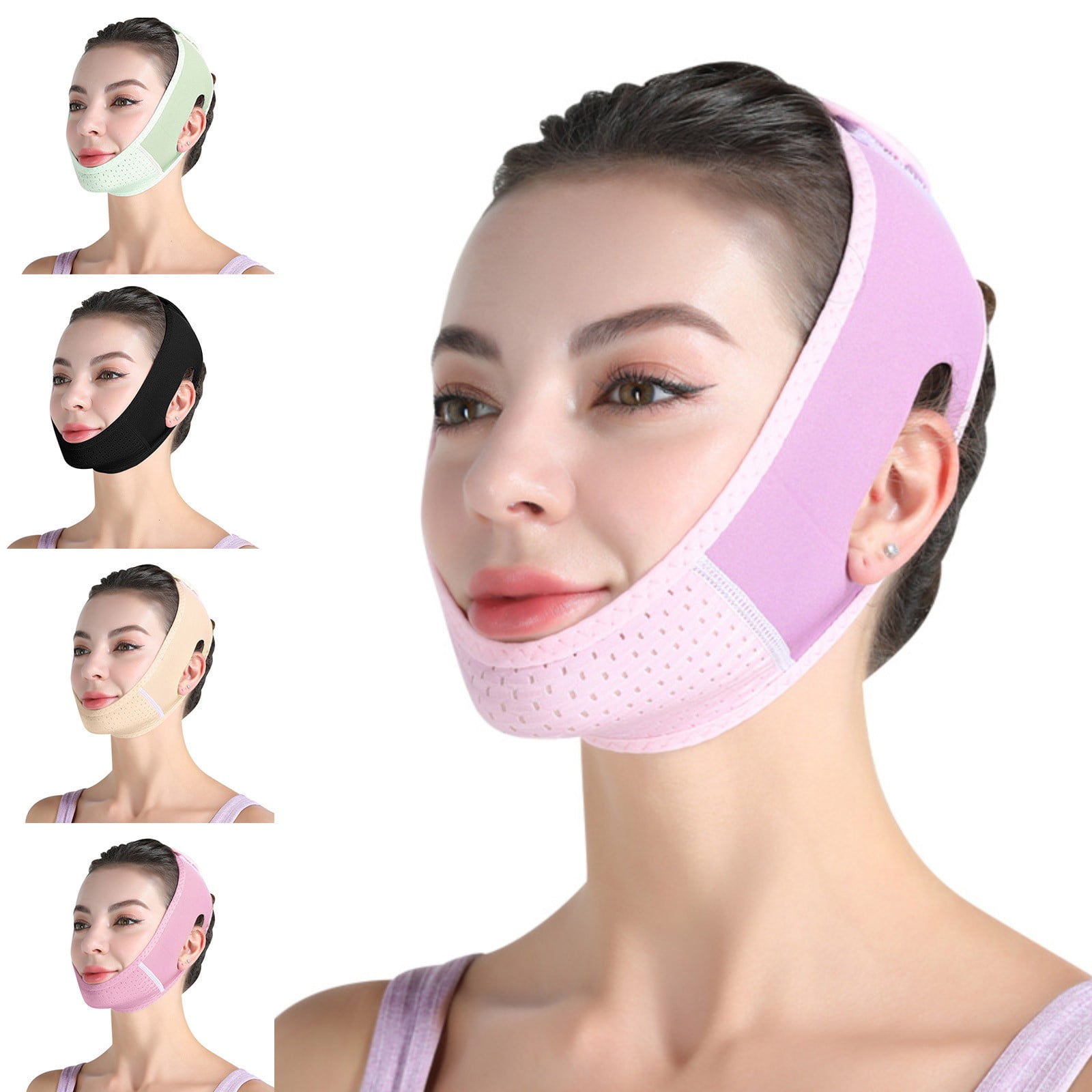 V-Line Face Slimming Mask Sleep Band Double Chin Reducer Facial Lifting ...