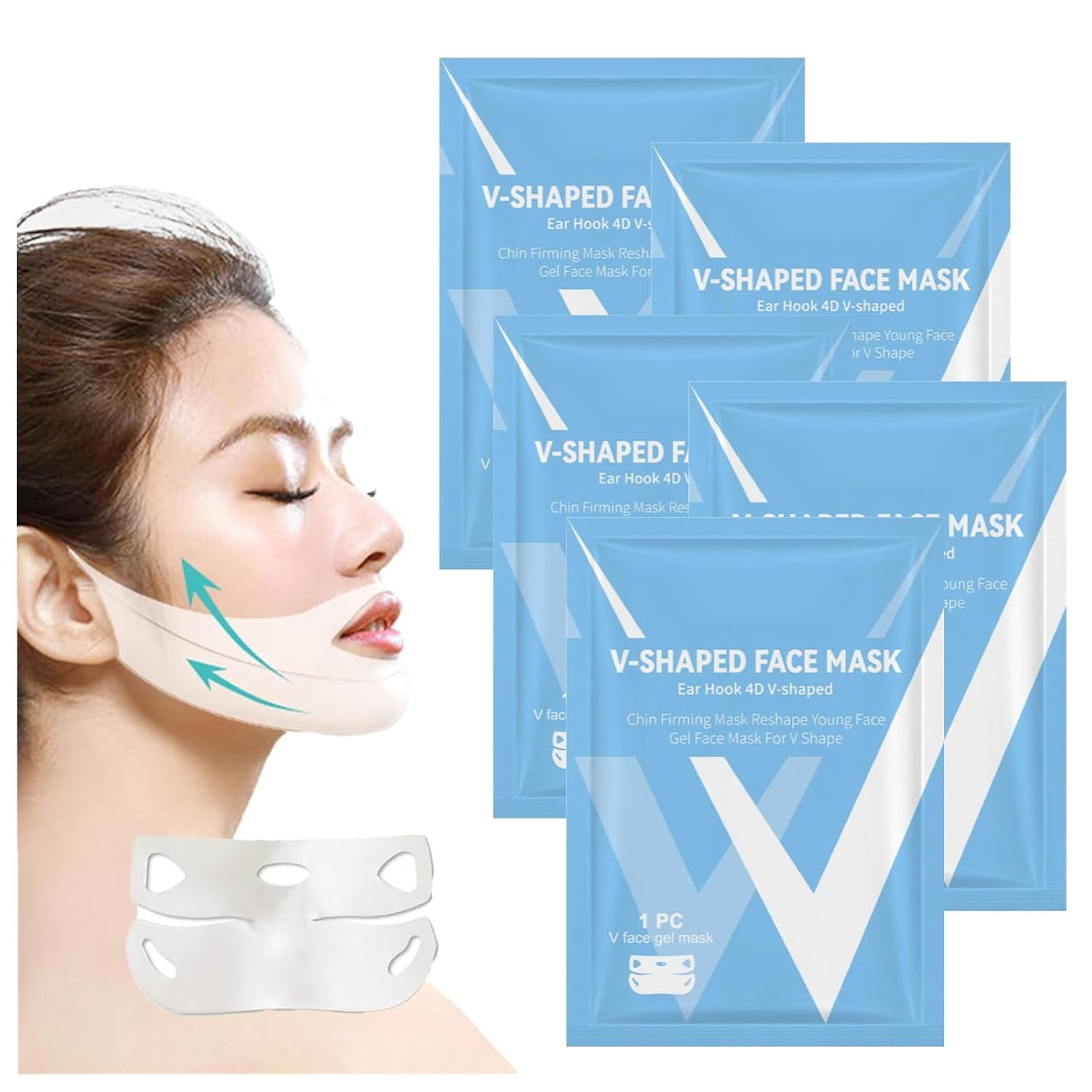 V Line Lifting Mask,Double Chin Mask,Lifting Face Mask,Suitable for all ...