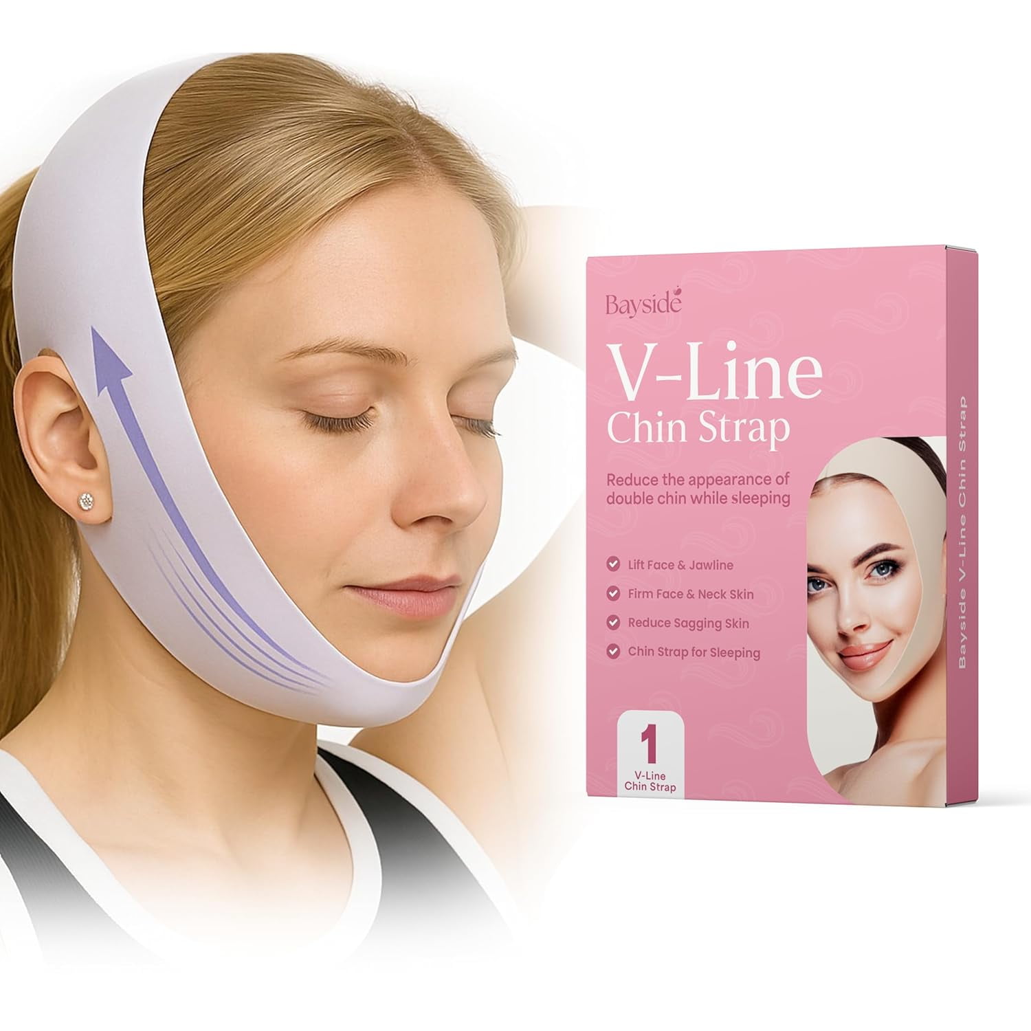 V Line Lifting Mask Double Chin Reducer for Face Lift & Chin Sculpting ...