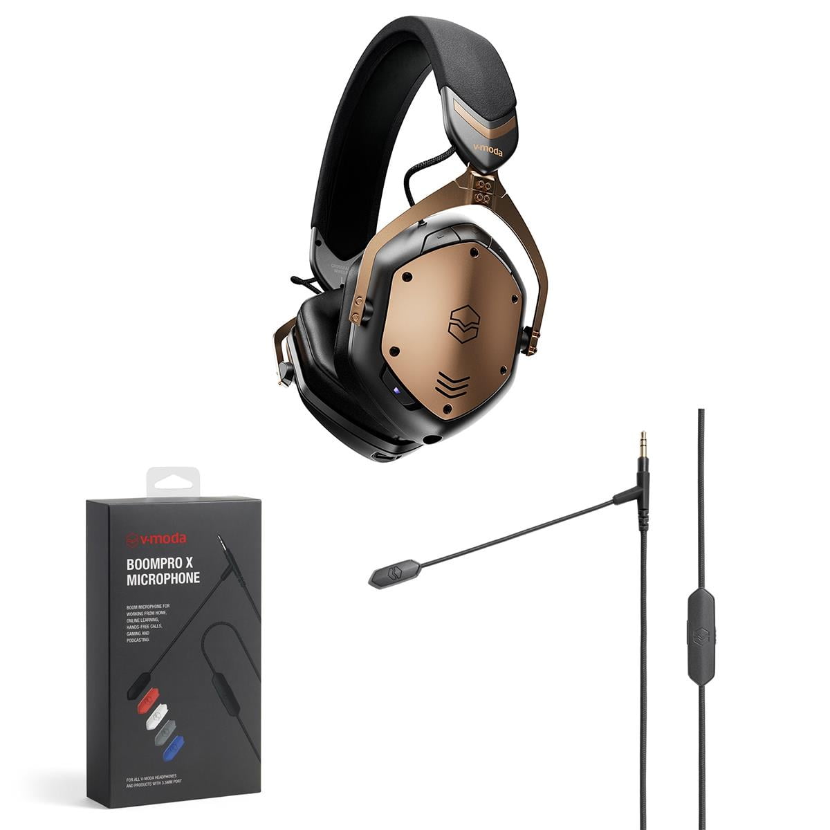 V-MODA V-MODA Crossfade 3 Wireless Over-Ear Headphones, Bronze/Black ...