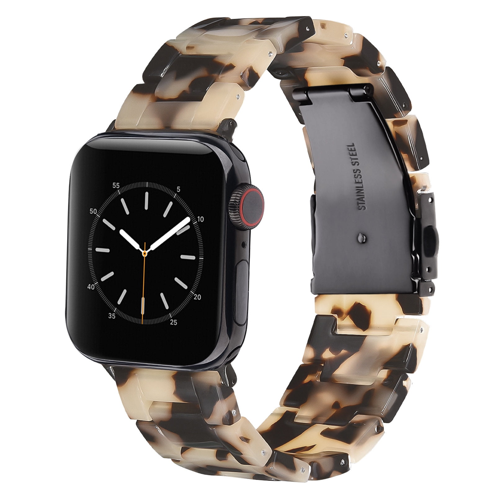 V-MORO Resin Band Compatible with Apple Watch Bands Series 9/8/7 41mm ...