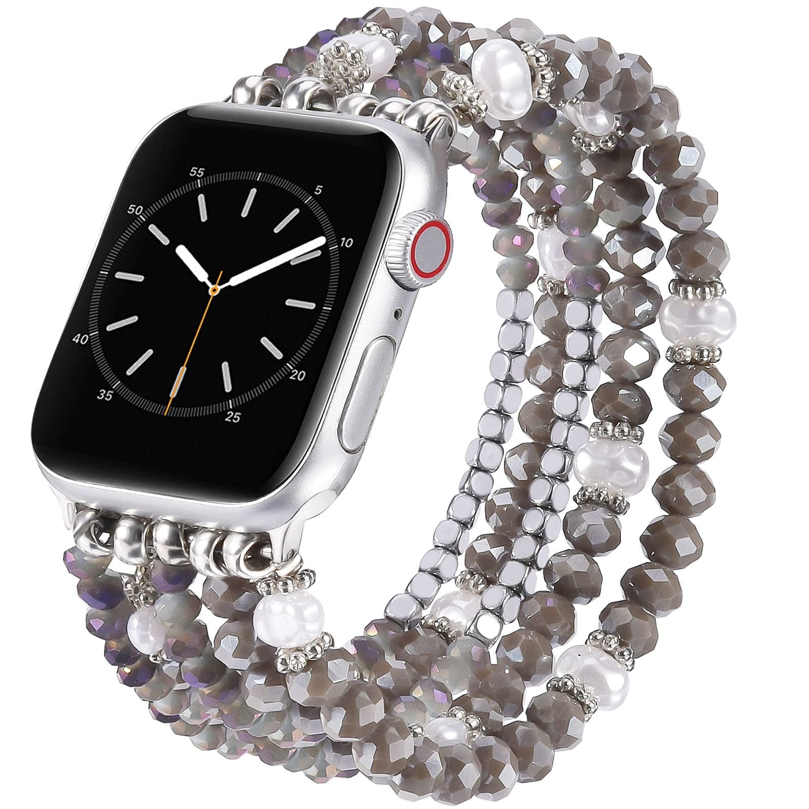 V-Moro For Apple Watch 38mm 40mm 41mm ，Handmade Natural Pearl Beads ...