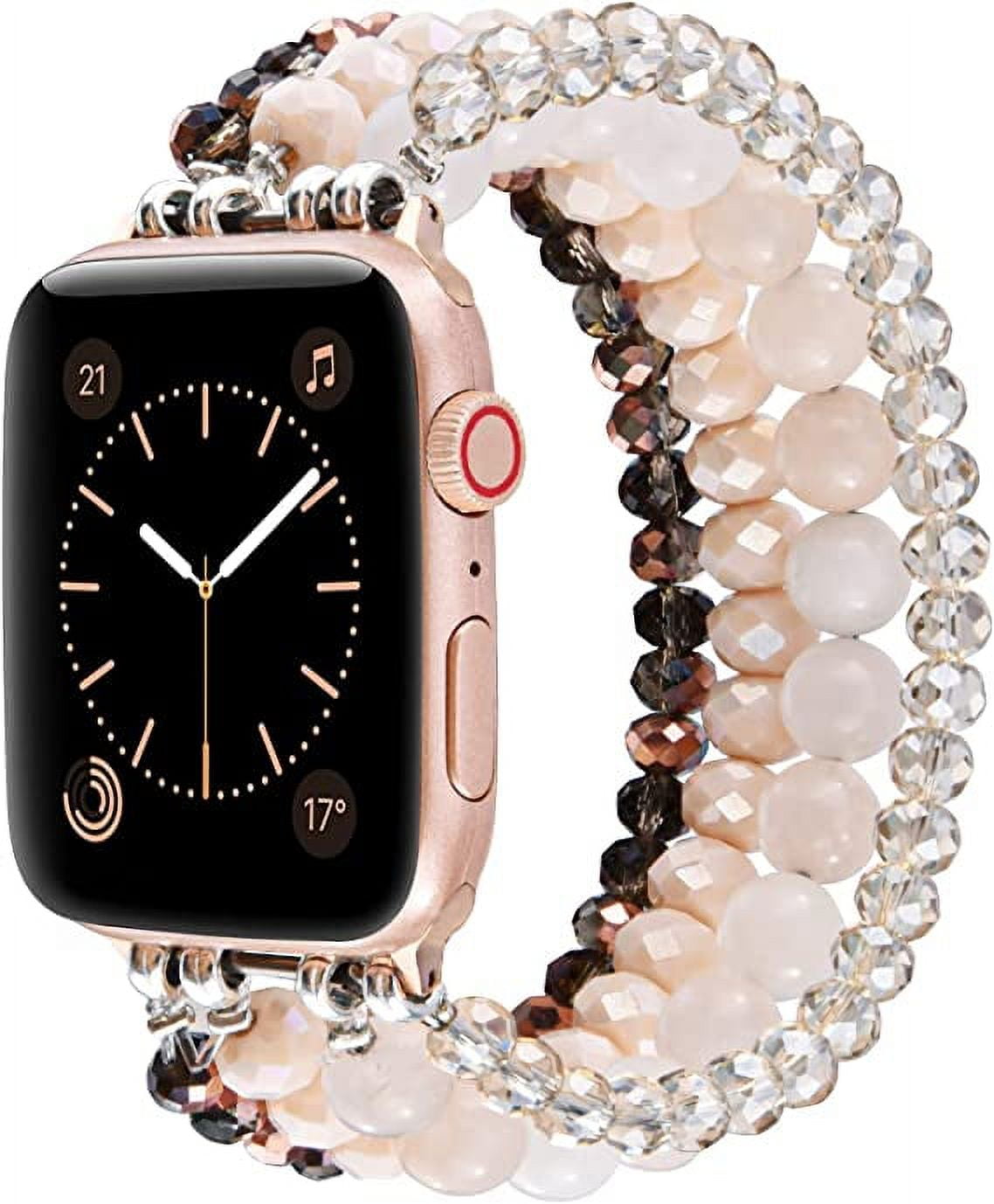 V-Moro Compatible with Apple Watch Bands,Apple Watch Beaded Strap for ...