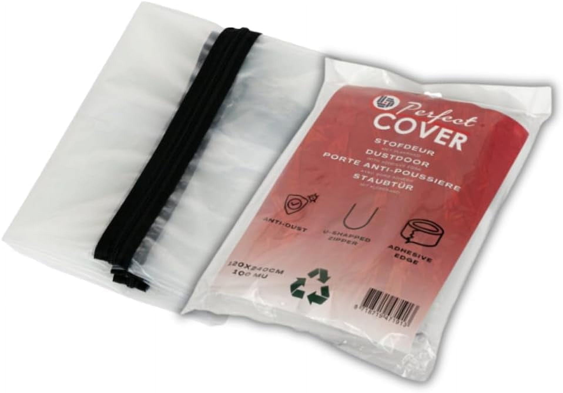 V-PRO® Zipper Wall Dust Barrier, Zipper Door - 95" x 48" - Construction ...