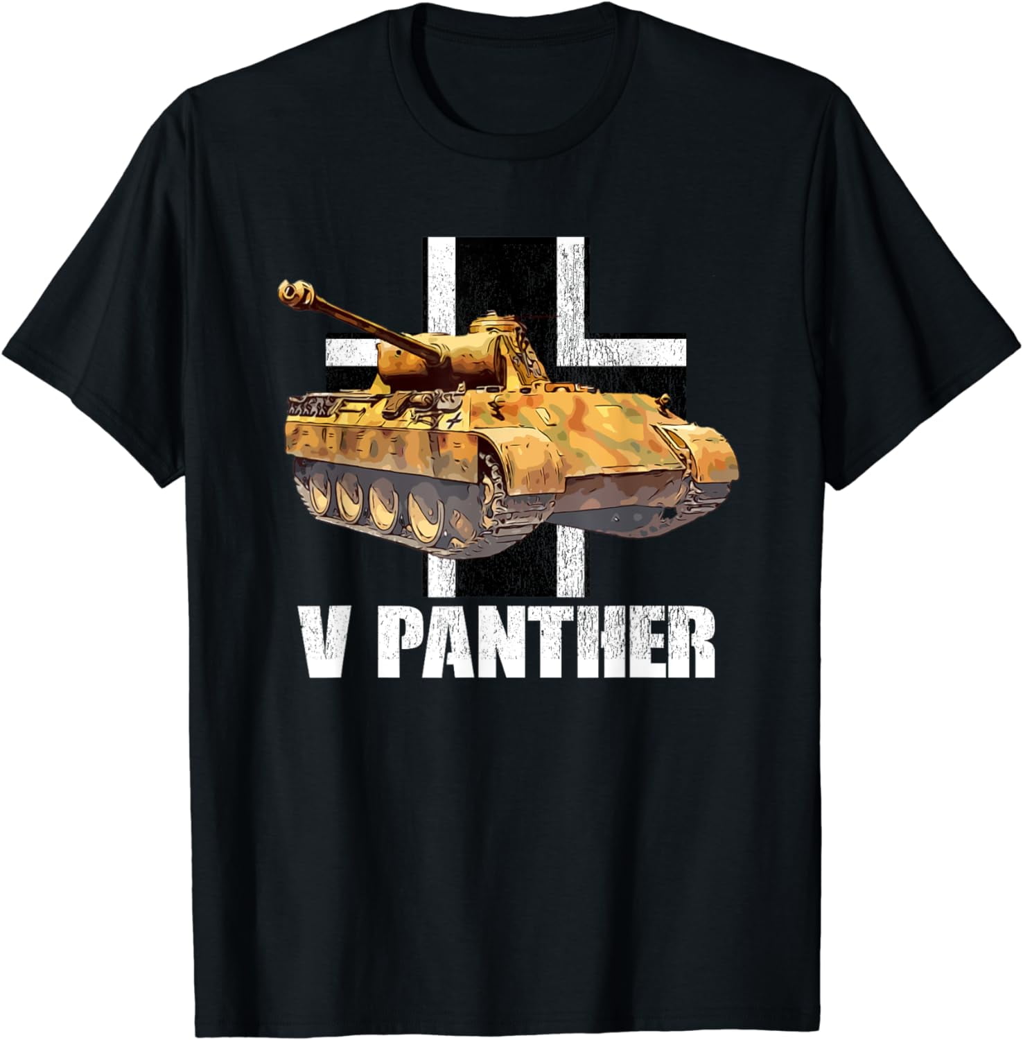 V Panther German Medium Tank WW2 Panzer Armored T-Shirt - Walmart.com