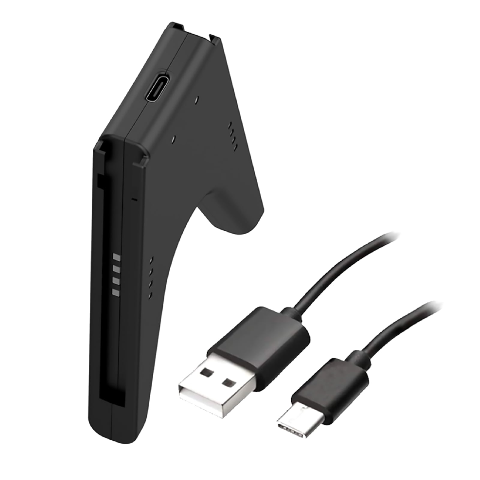 V Shape Charging Grip Ergonomic Lightweight Charger Double-Injected ABS Type C USB Port Cable ...