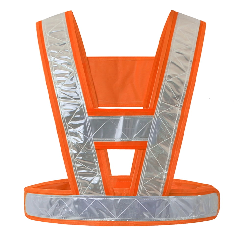 V Shape Reflective Vest High Visibility Cycling Safety Vest Running ...