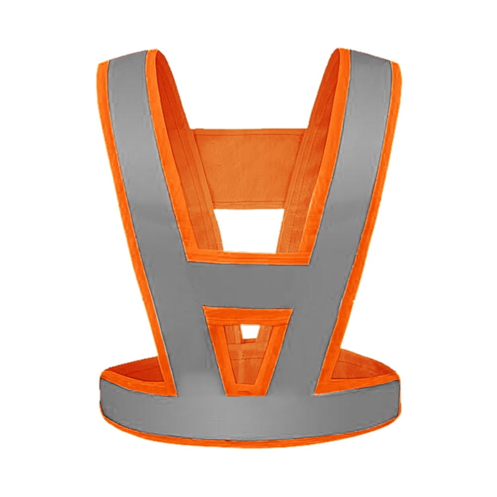 V Shape Reflective Vest High Visibility Cycling Safety Vest Running ...
