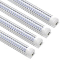 V Shape T8 8ft LED Shop Light Fixture Linkable, 90w 6000K White, 8-Pack ...
