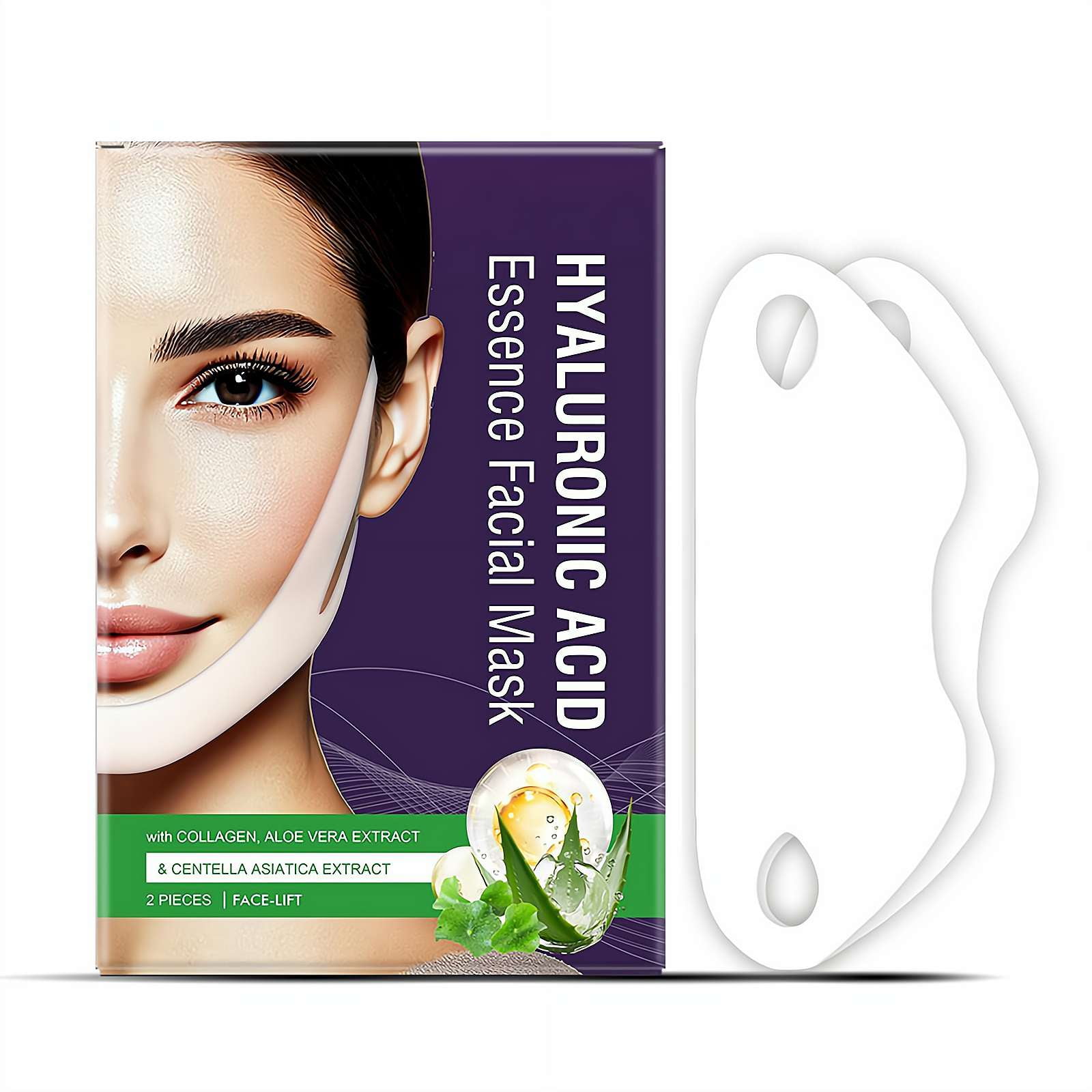 V Shaped Contouring Face Mask Line Shaping Lifting Belt Neck Reduction ...