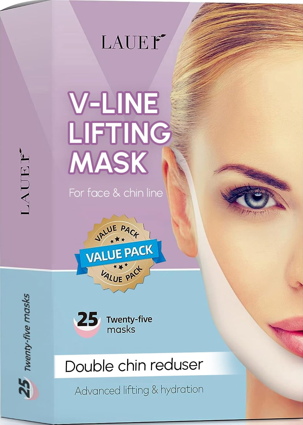 V Shaped Contouring Face Mask Line Shaping Lifting Belt Neck Reduction ...