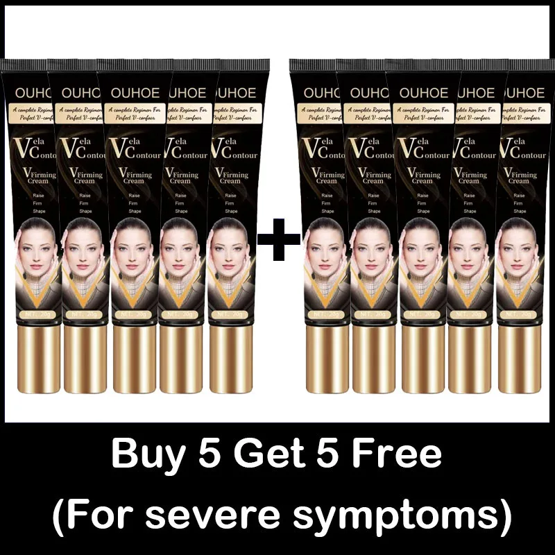 V-Shaped Face Cream Lift Firm Remove Double Chin To Create A Small V ...