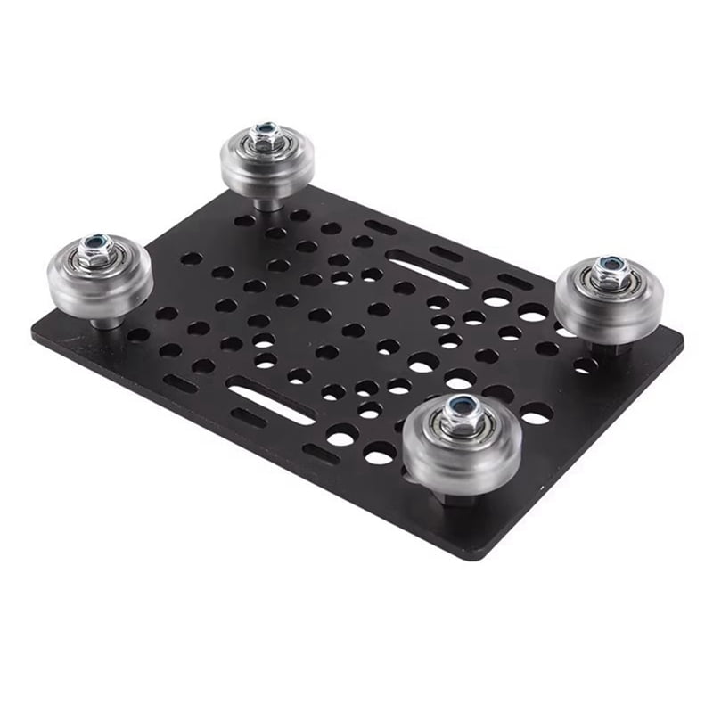 V-Slot Gantry Plate Kit 20-80mm Aluminium Gantry Plate with Wheels Kit ...