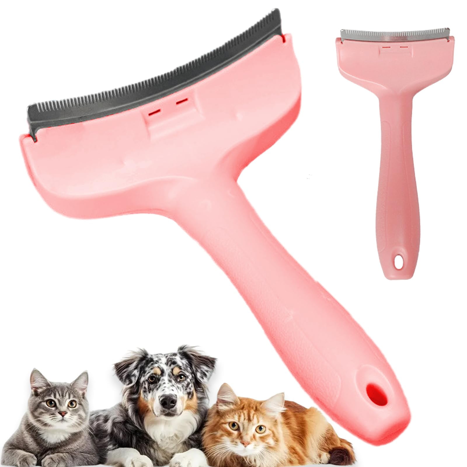 V-Tooth Deshedding Comb for Pets - 1. 1 Mm V-Shaped Teeth Pet Comb ...