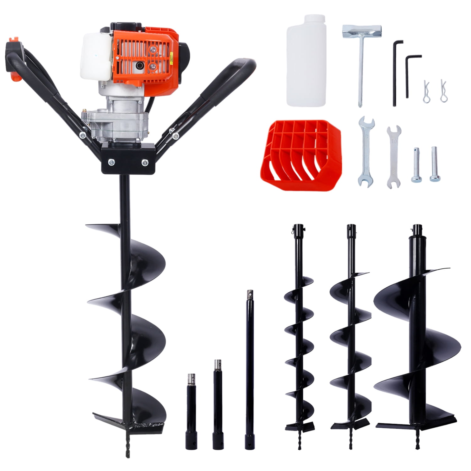 V-Type 52CC 2 Stroke Gas Post Hole Digger One Man Auger EPA Machine ...