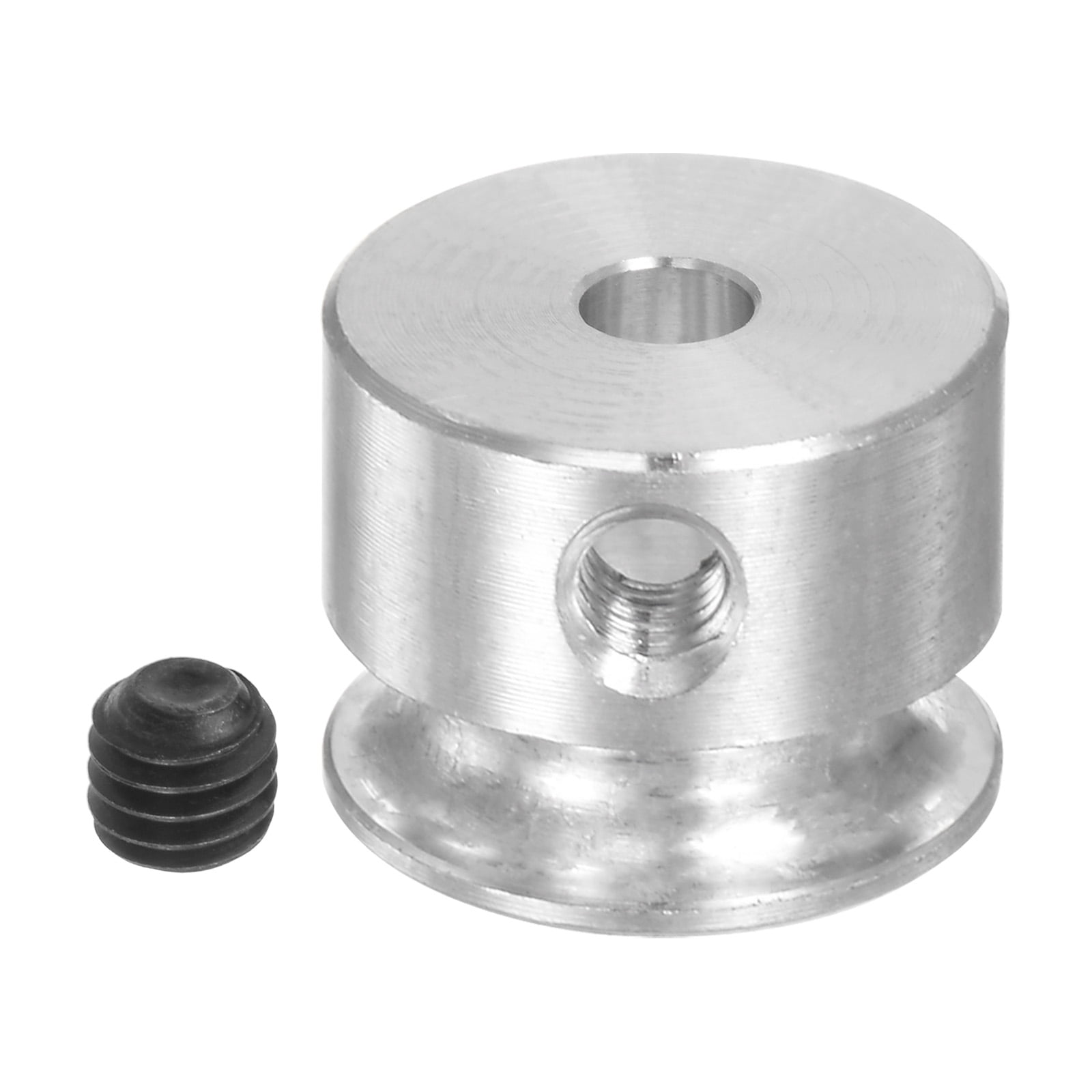V-Type Pulley 3mm Bore 12mm Outer Dia Single Groove Aluminum Alloy for ...