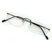 Bifocal Lightweight Slim Rimless Wire Reader - Flexible Clear ...