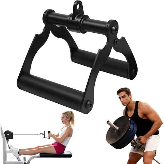 V bar Handle T Bar Row Attachment, Landmine Handle for Barbell ...